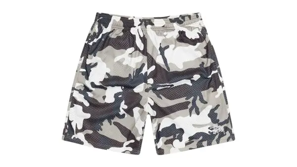StüSsy Basic Mesh Short - Snow Camo | Editorialist